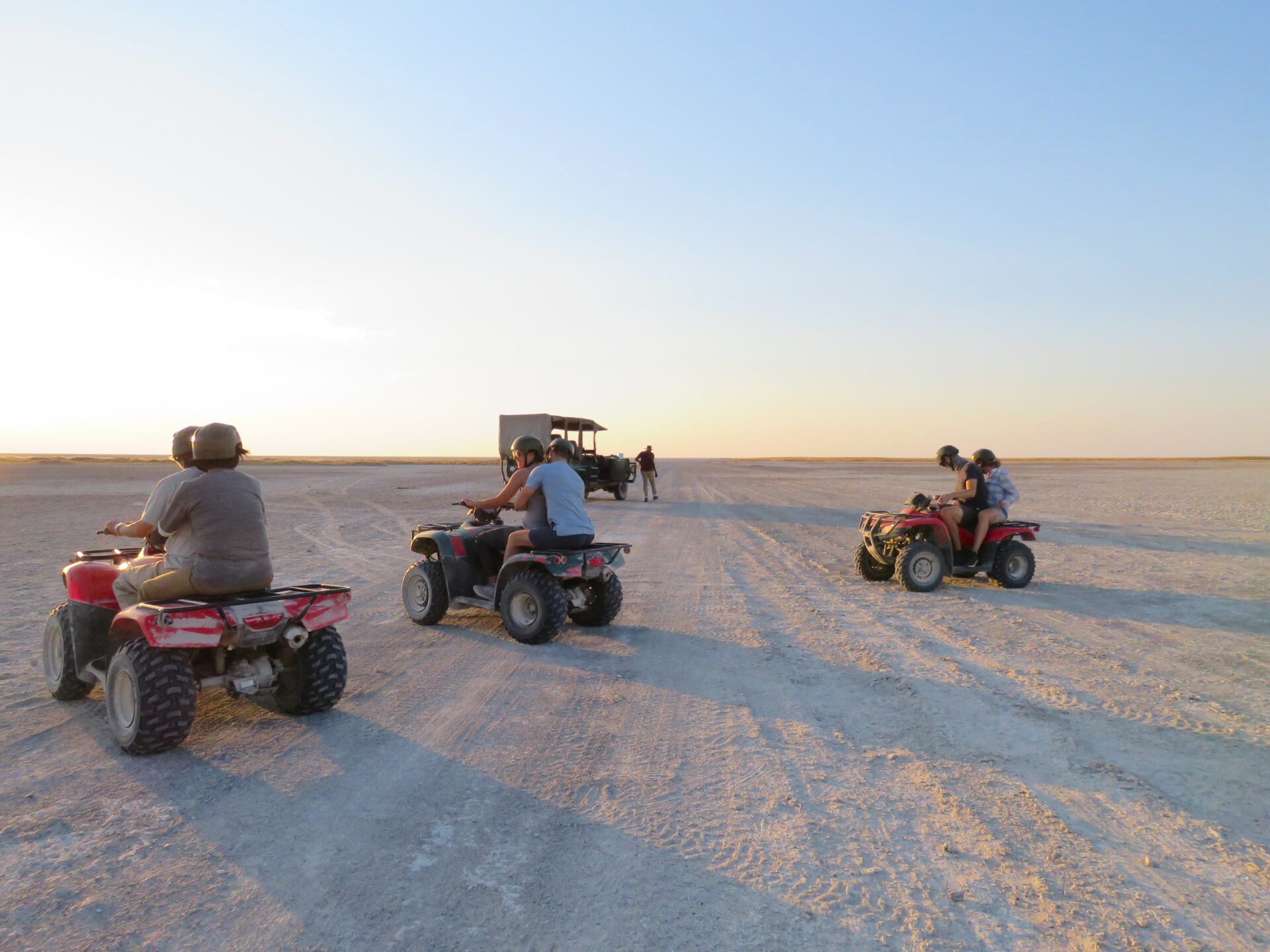 Experiencing Makgadikgadi Pans: Quad Biking Adventures – Tailor-Made Botswana Adventures | GREEN ...